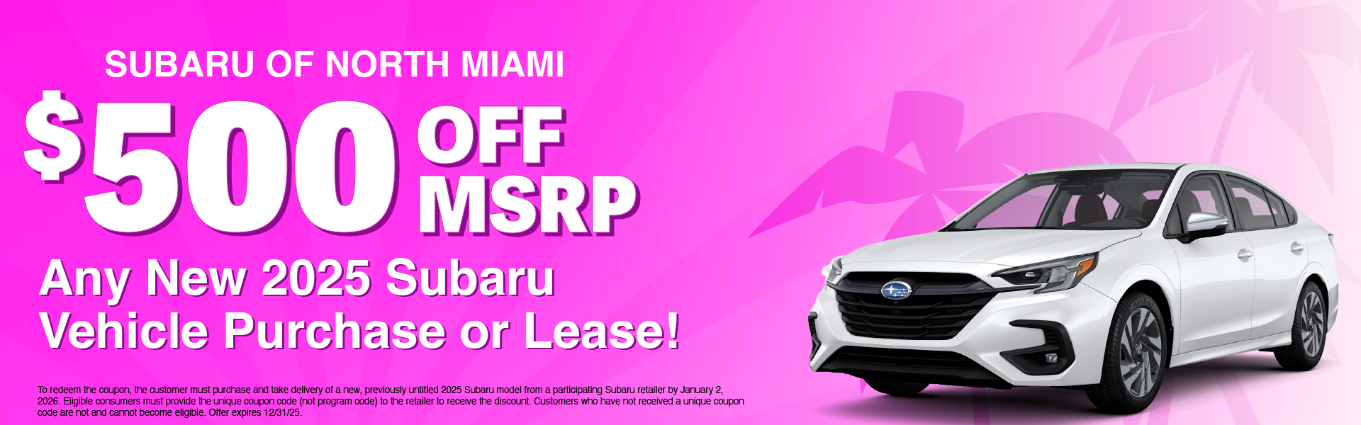 Miami Subaru Dealer in Miami FL | Hollywood Miami Beach Miami Gardens ...